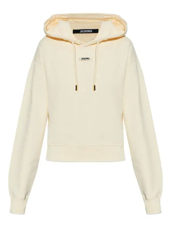 Jacquemus Ribbed Knit Sweater - Beige