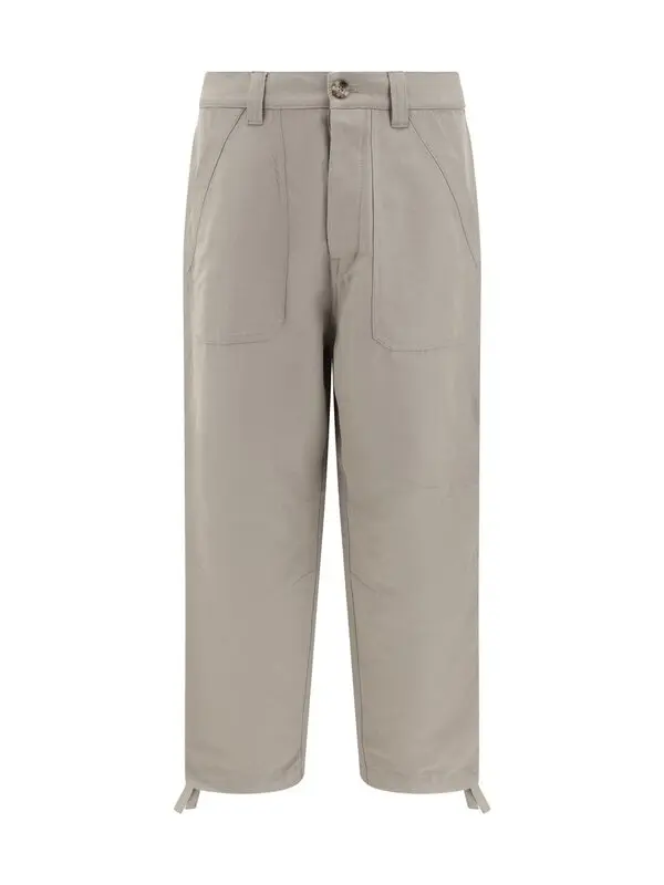 Brunello Cucinelli Linen Pants - Brown