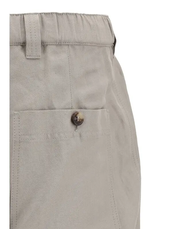 Brunello Cucinelli Linen Pants - Brown