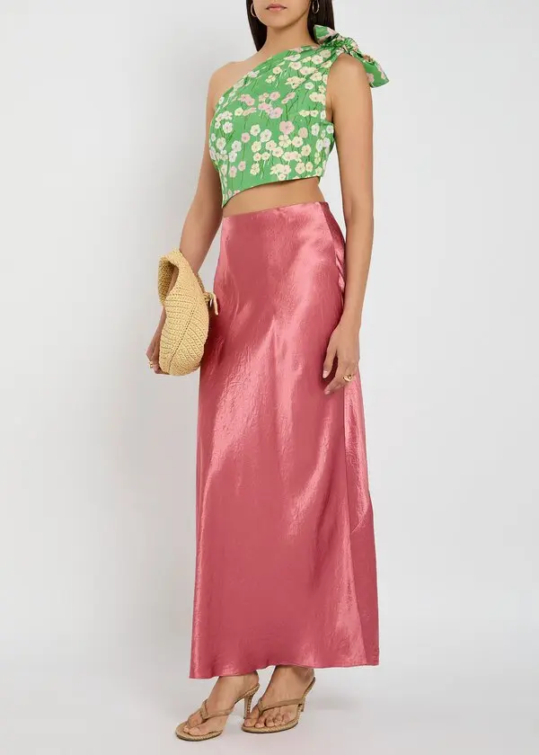 Bernadette Carlotta Floral-print Shell Top - Multi Print