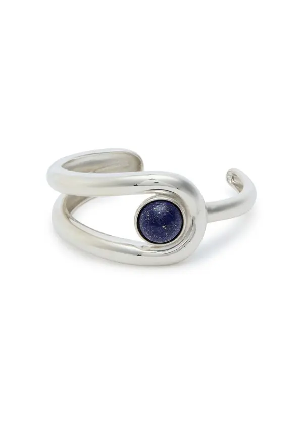 Agmes Becky Sculpted Sterling Cuff - Silver
