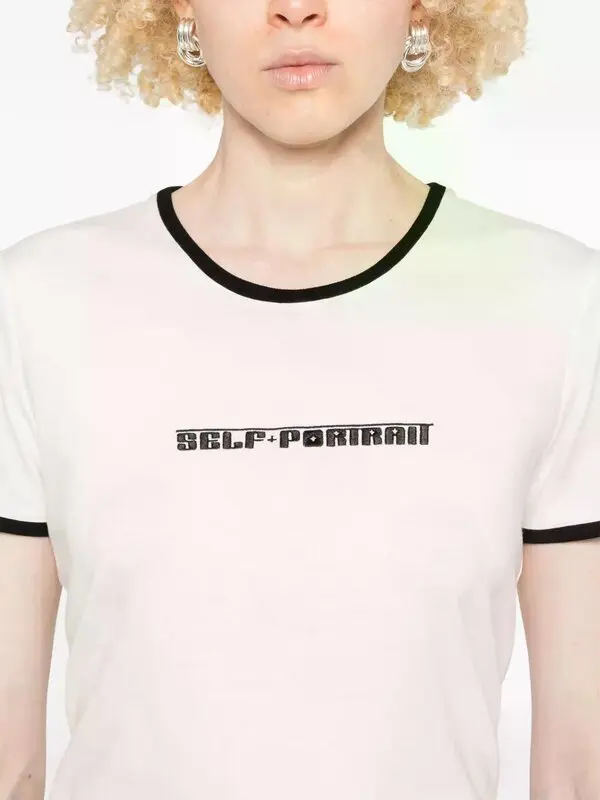 SELF-PORTRAIT Jersey T-shirt