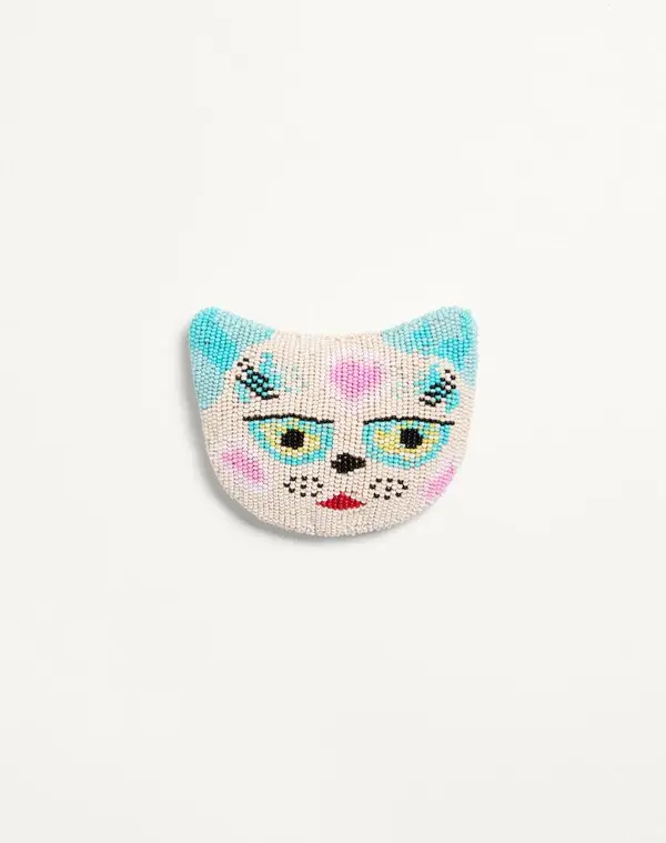 Valentino Garavani Le Chat De La Maison Brooch - Multicolour