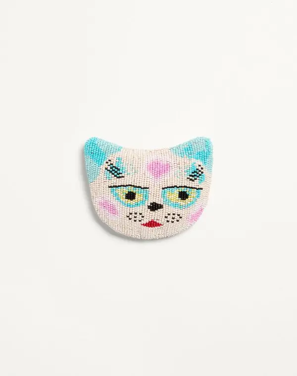 Valentino Garavani Le Chat De La Maison Brooch - Multicolour