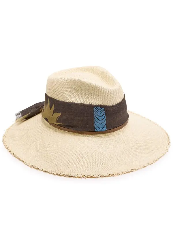 SENSI STUDIO Straw Sun Hat - Natural