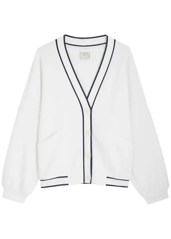 Varley Decker Off Court Stretch-jersey Cardigan