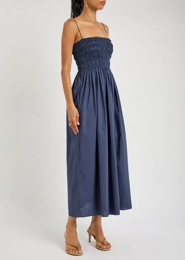 white christmas dresses Strapless Knit and Cotton Dress - Taupe main image 1