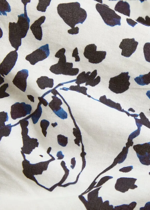 Desmond & Dempsey Jag Printed Cotton Pyjama Set