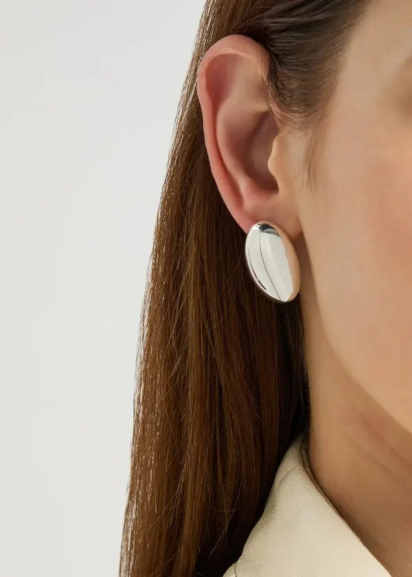Lié Studio Camille Sterling Stud Earrings - Silver