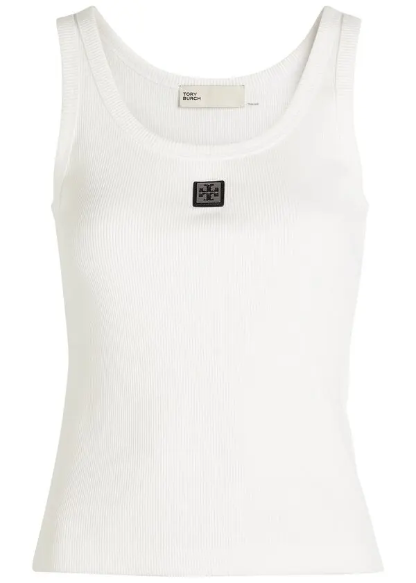 Tory Burch - Logo Cotton Tank