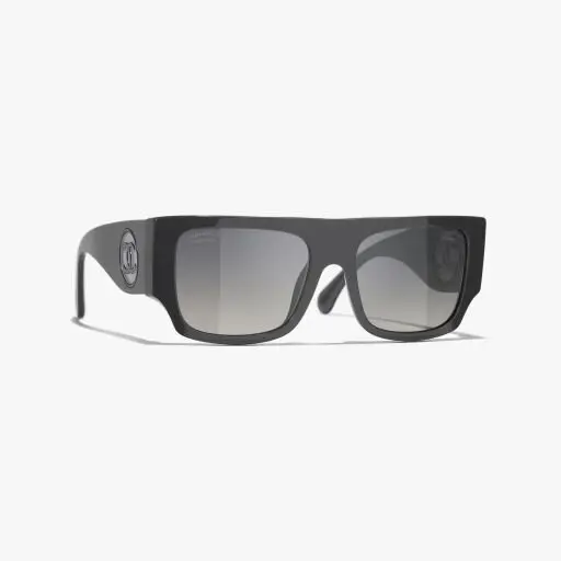 Chanel Square Sunglasses - Gray