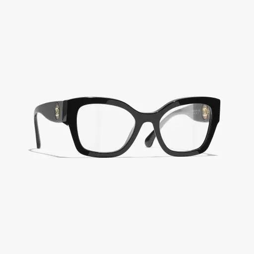 Chanel Butterfly Eyeglasses - Black