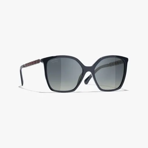 Chanel Square Frame Sunglasses - Dark Blue