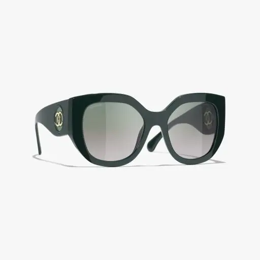 Chanel Butterfly Sunglasses - Dark Green