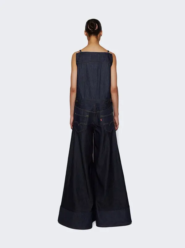 Sacai X Levi'S Denim Jumpsuit - Indigo | Editorialist