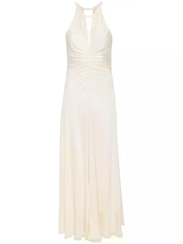 TWINSET Gathered-detail Maxi Dress