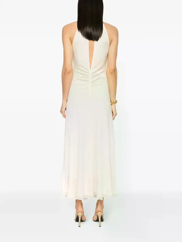 TWINSET Gathered-detail Maxi Dress
