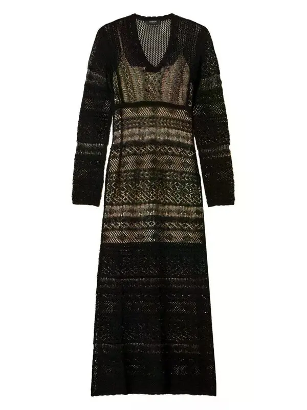TWINSET Knitted Dress - Black