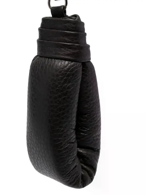 LEMAIRE Logo-engraved Leather Keyring