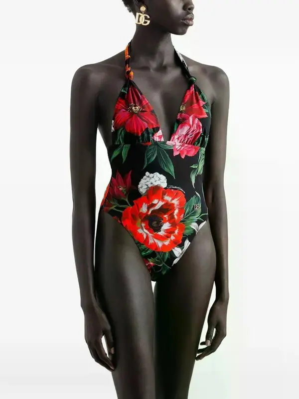 Dolce & Gabbana Floral-print Swimsuit