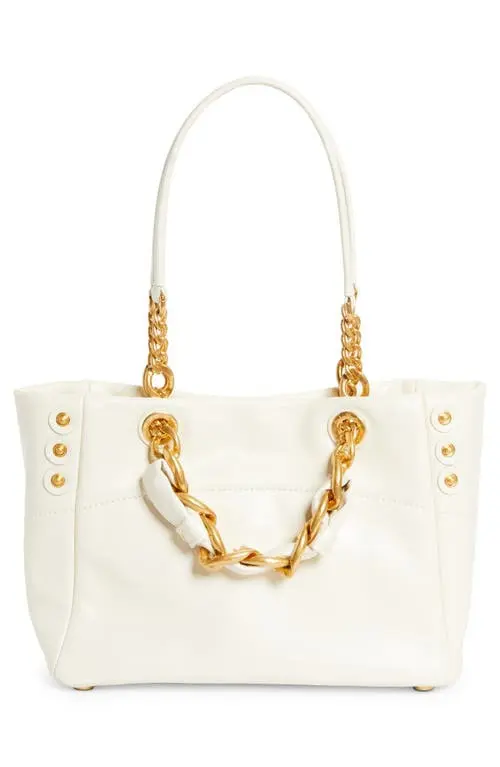 Balmain Small 1945 Soft Cabas Crinkled Leather Tote