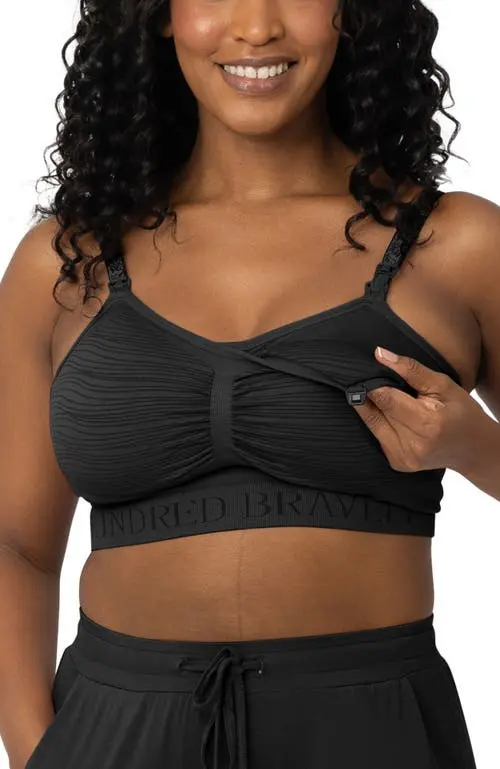 KINDRED BRAVELY Sublime Hands-free Pumping & Nursing Brafits 30b-36d - Black