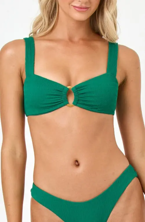 L*Space Willow Pucker Textured Bikini Top - Isle