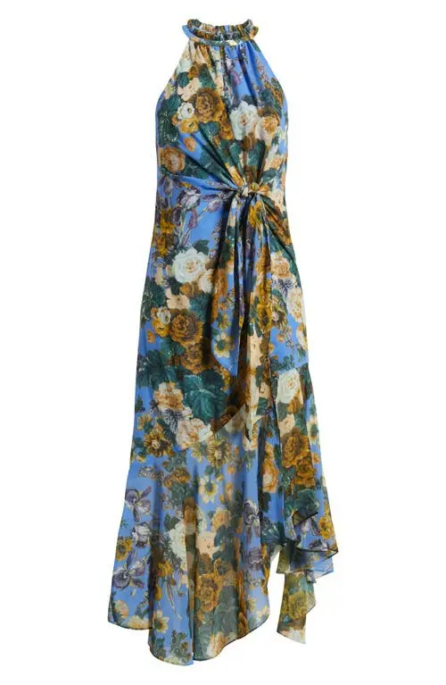 Kobi Halperin Emery Tie Waist High-low Dress