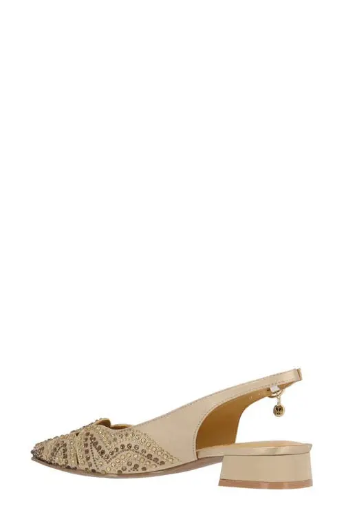J. Reneé Nicolette Slingback Flat - Beige