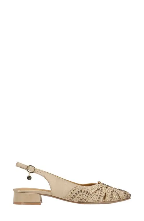 J. Reneé Nicolette Slingback Flat - Beige