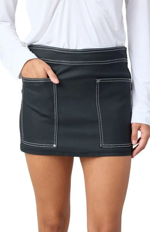 TT STUDIOS Danielle Low-rise Mini Skirt - Black