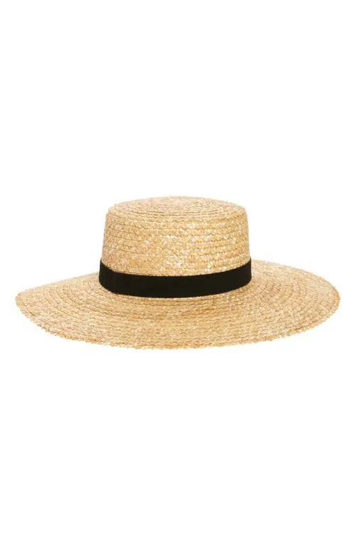 Lack Of Color Mira Straw Boater - Maple