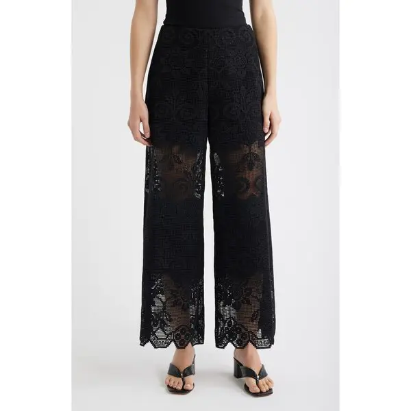 Kobi Halperin Gina Lace Pants - Black