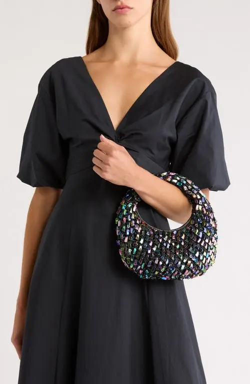 Staud Reef Beaded Bag - Black