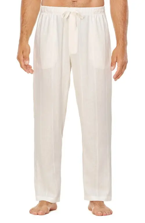 Majestic International Summer Woven Lounge Pants - Cream