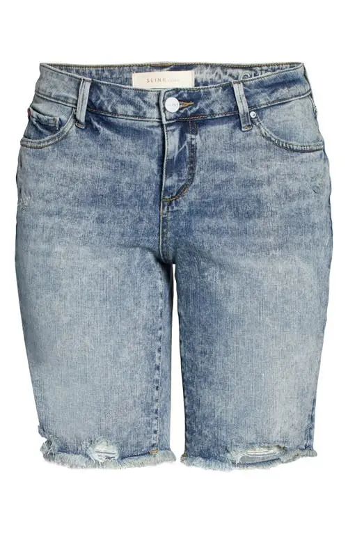 SLINK JEANS Cutoff Bermuda Shorts