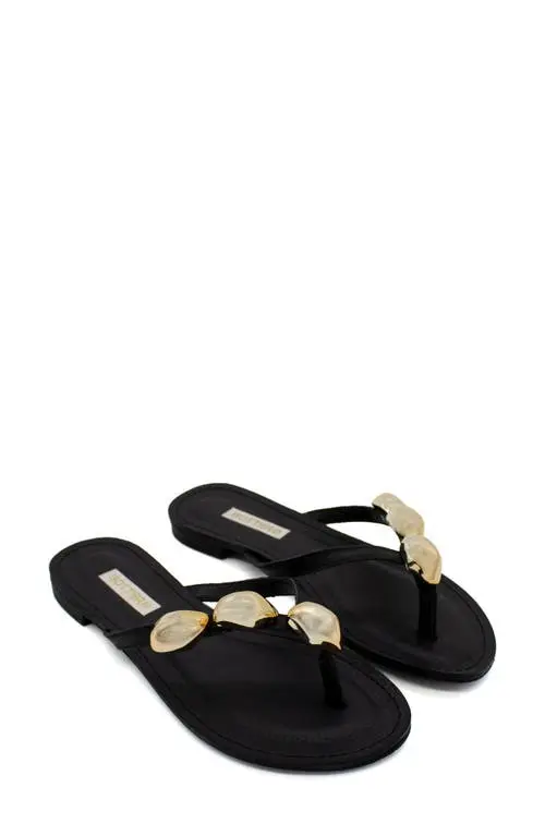 BUTTERO® Studded Slide Sandals - Preto