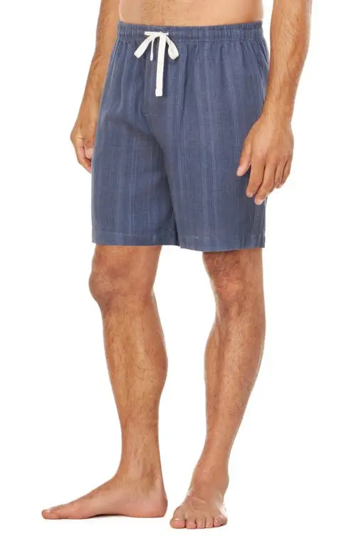 Majestic International Woven Lounge Shorts - Chambray