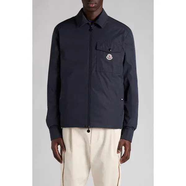 Moncler Vigeon Padded Down Shirt Jacket
