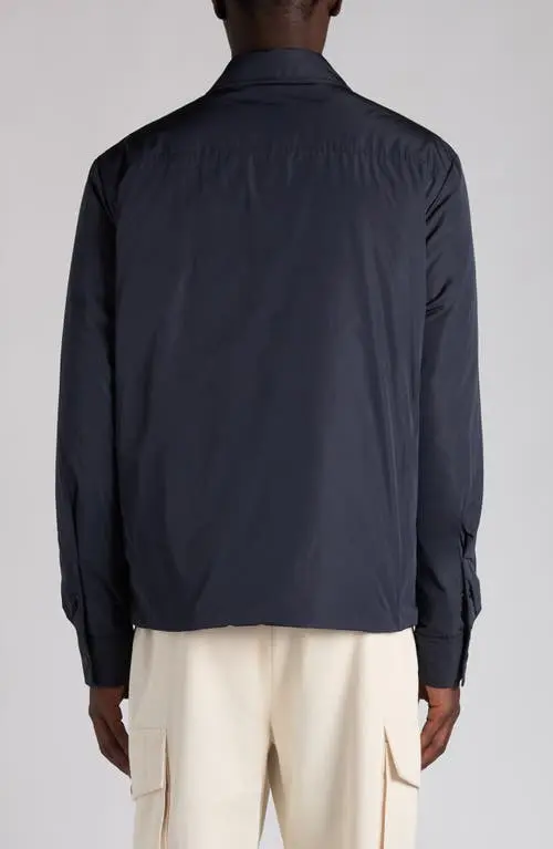 Moncler Vigeon Padded Down Shirt Jacket