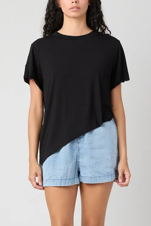TT STUDIOS Chloe Short Sleeve T-shirt - Black