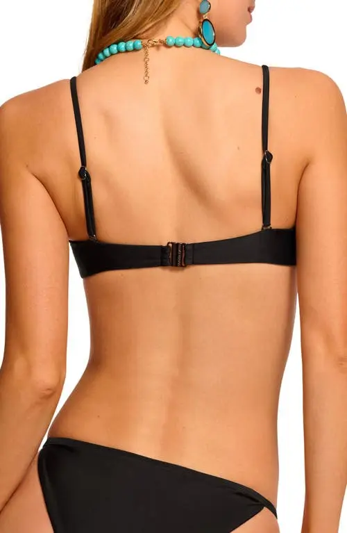 Ramy Brook Jaedyn Bikini Top - Black