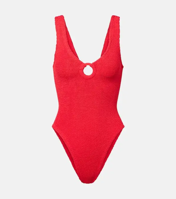 Hunza G Celine One Piece Swimsuit - Red
