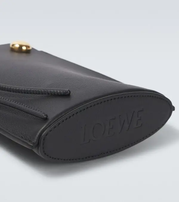 Loewe Pebble Dice Pocket Leather Shoulder Bag