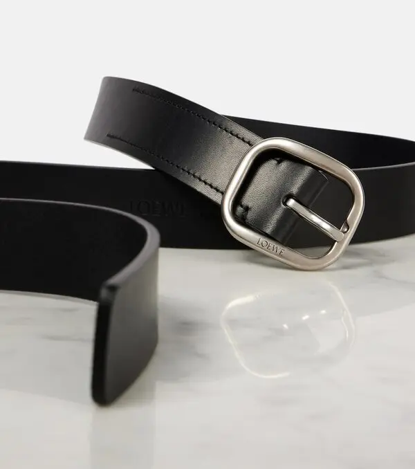 Loewe Leather Belt - Black