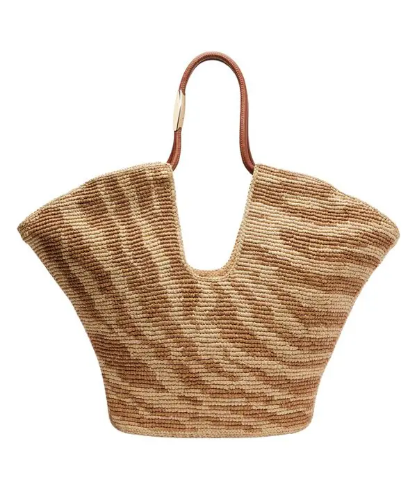 Zimmermann - Golden Time Large Raffia Tote Bag