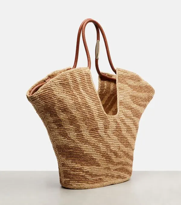 Zimmermann - Golden Time Large Raffia Tote Bag