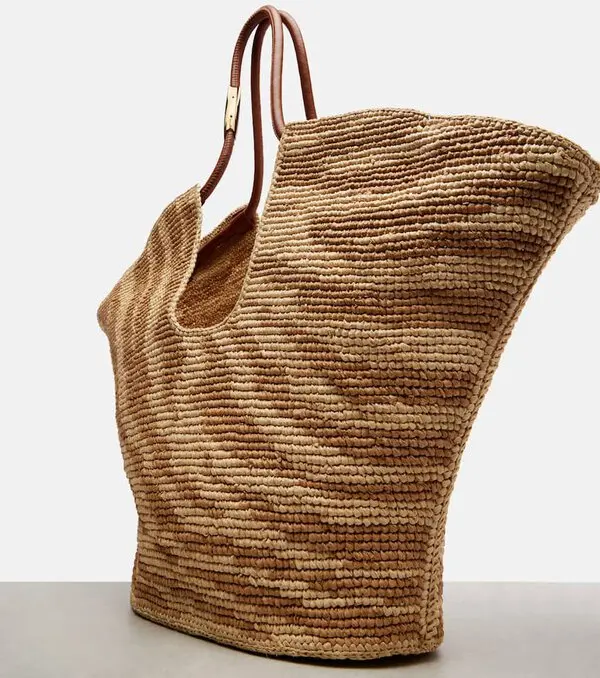Zimmermann - Golden Time Large Raffia Tote Bag