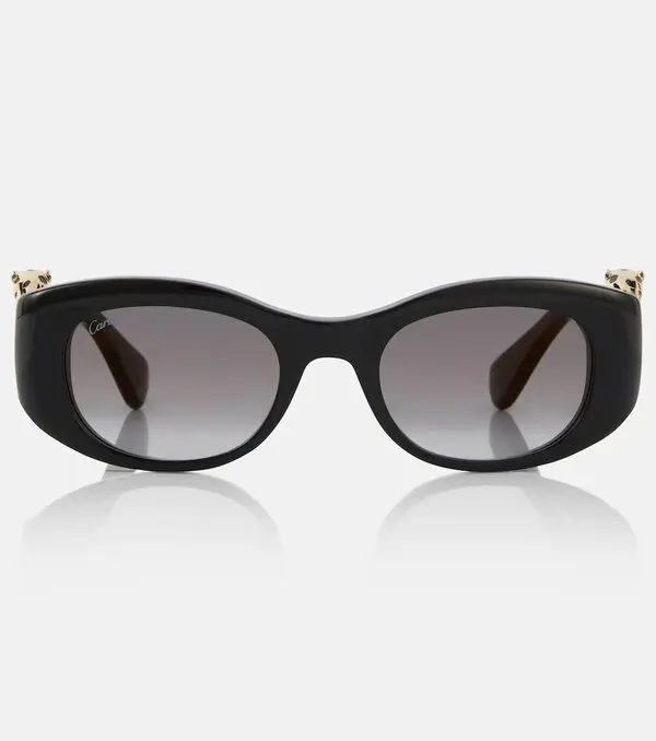 Cartier Panthère De Square Sunglasses - Brown