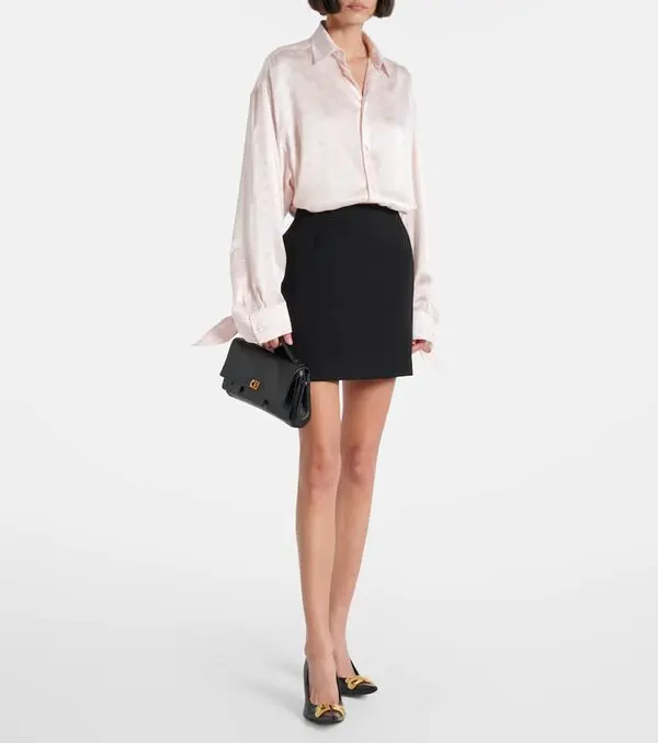 Balenciaga Silk Satin Shirt - Pink